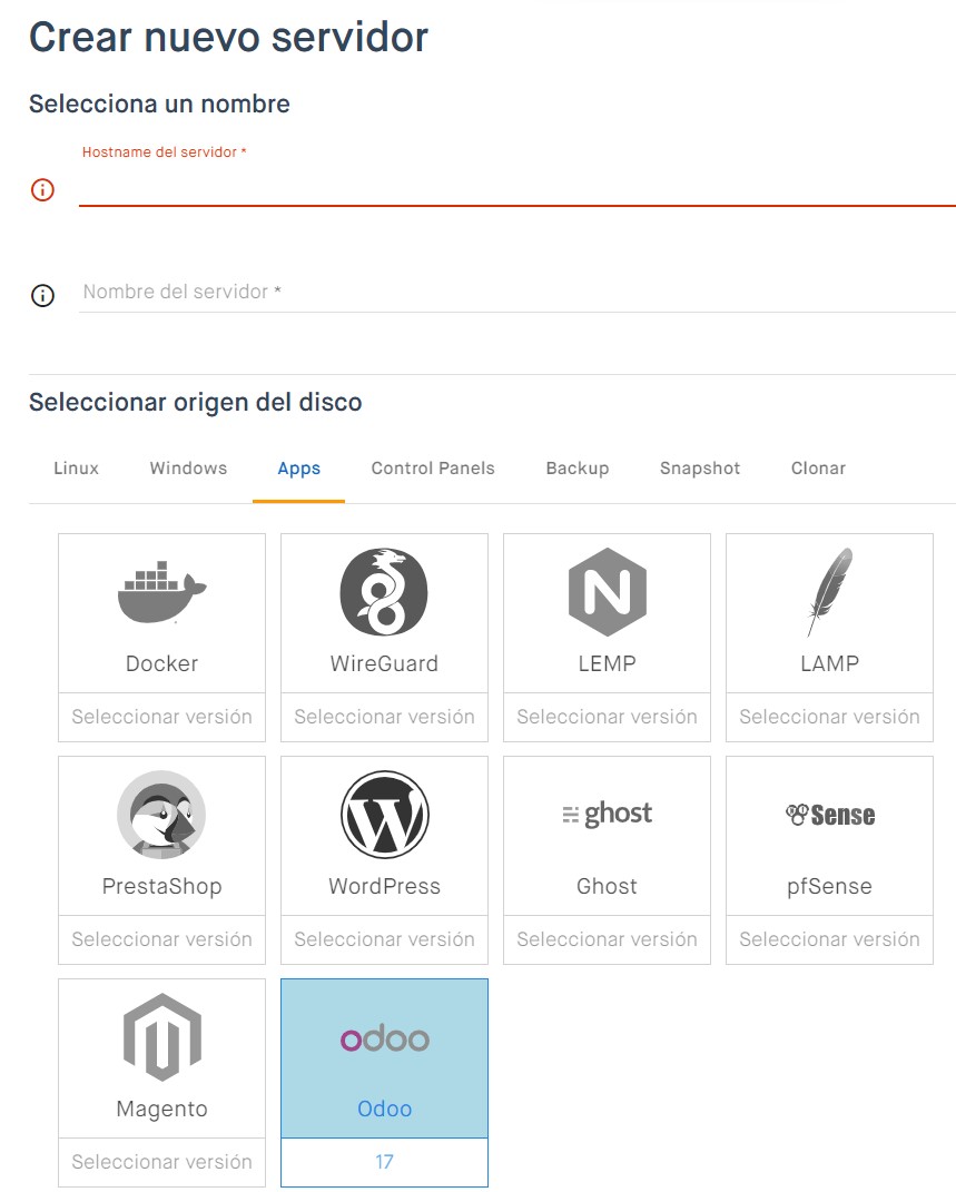 Como instalar Odoo 17 Community en un Servidor Privado - Demo Odoo ...